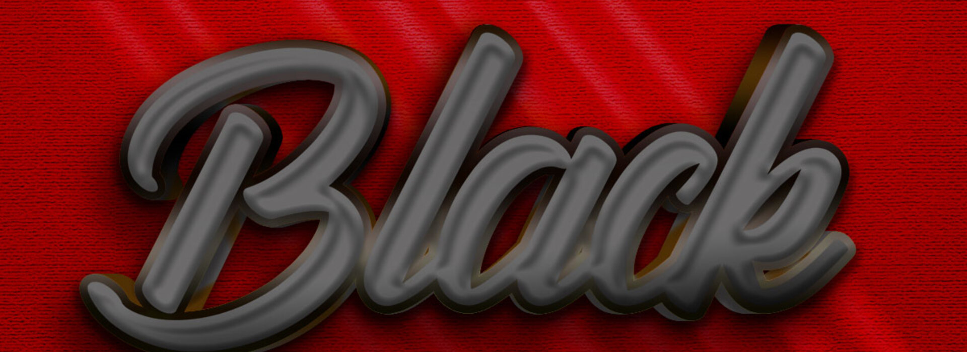 3D Black. PSD Fully Editable Text - FlippedNormals